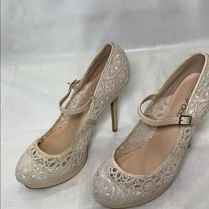 Deb | Shoes | Deb Lace Style High Heel Size 9 Women | Poshmark